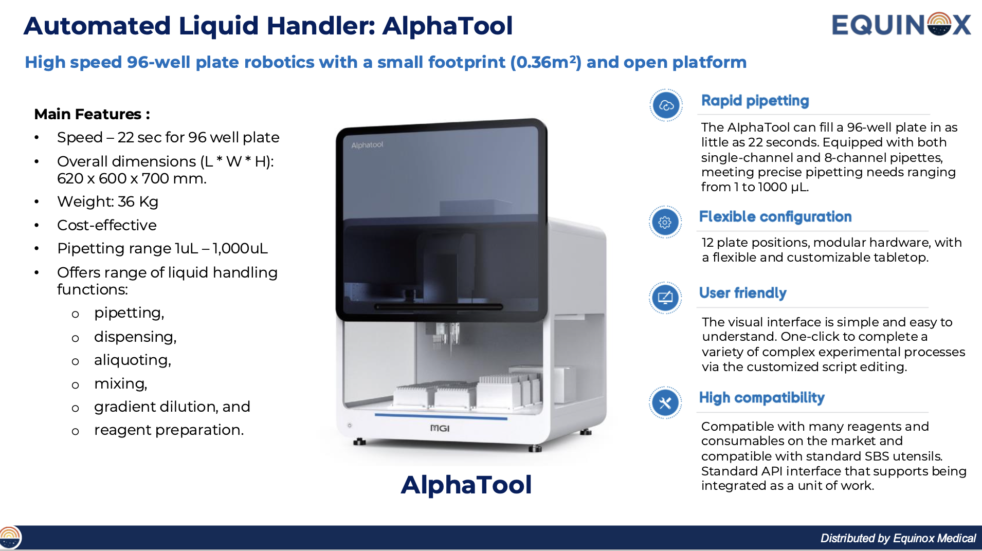 Alphatool | Equinox Medical
